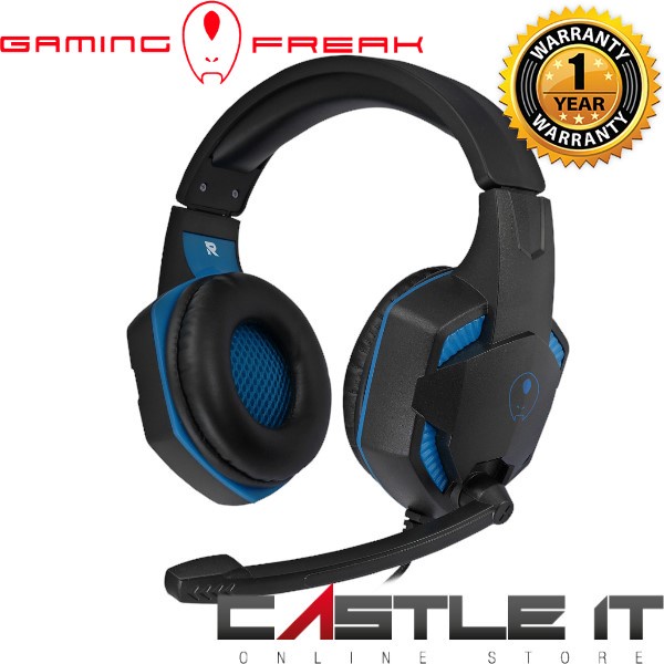 Gaming Freak GH8 BLITZ Over Ear Headset 40MM DRI 3.5MM AUDIO JACK Y ...