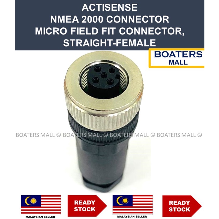 ACTISENSE NMEA 2000 CONNECTOR MICRO FIELD FIT CONNECTOR , STRAIGHT ...