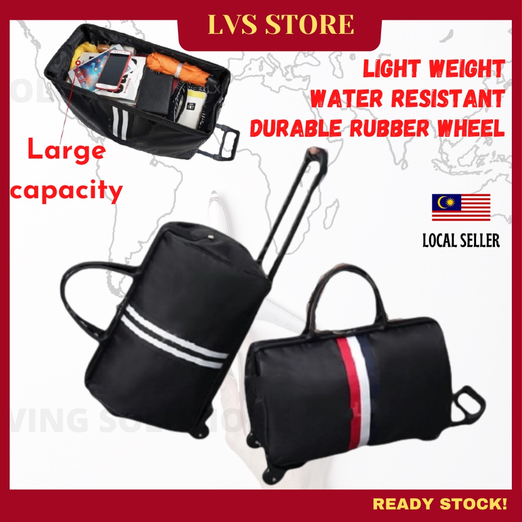 🔥READY STOCK🔥Travel Luggage Bag Fashion Trolley Duffle Handbag Korean ...