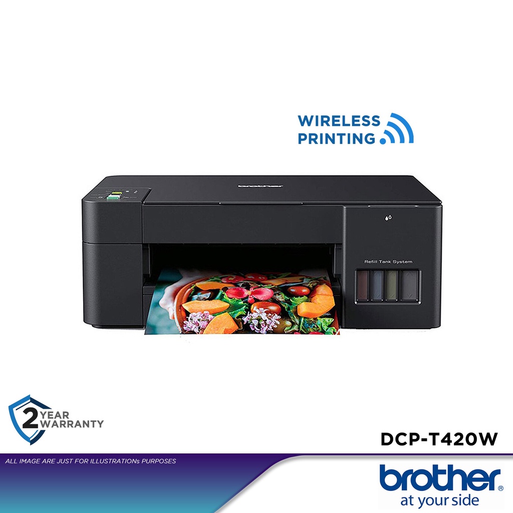 Brother DCP-T530DW/ DCP-T420W/ DCP-T220 Ink Tank Printer 3-in-1 ...