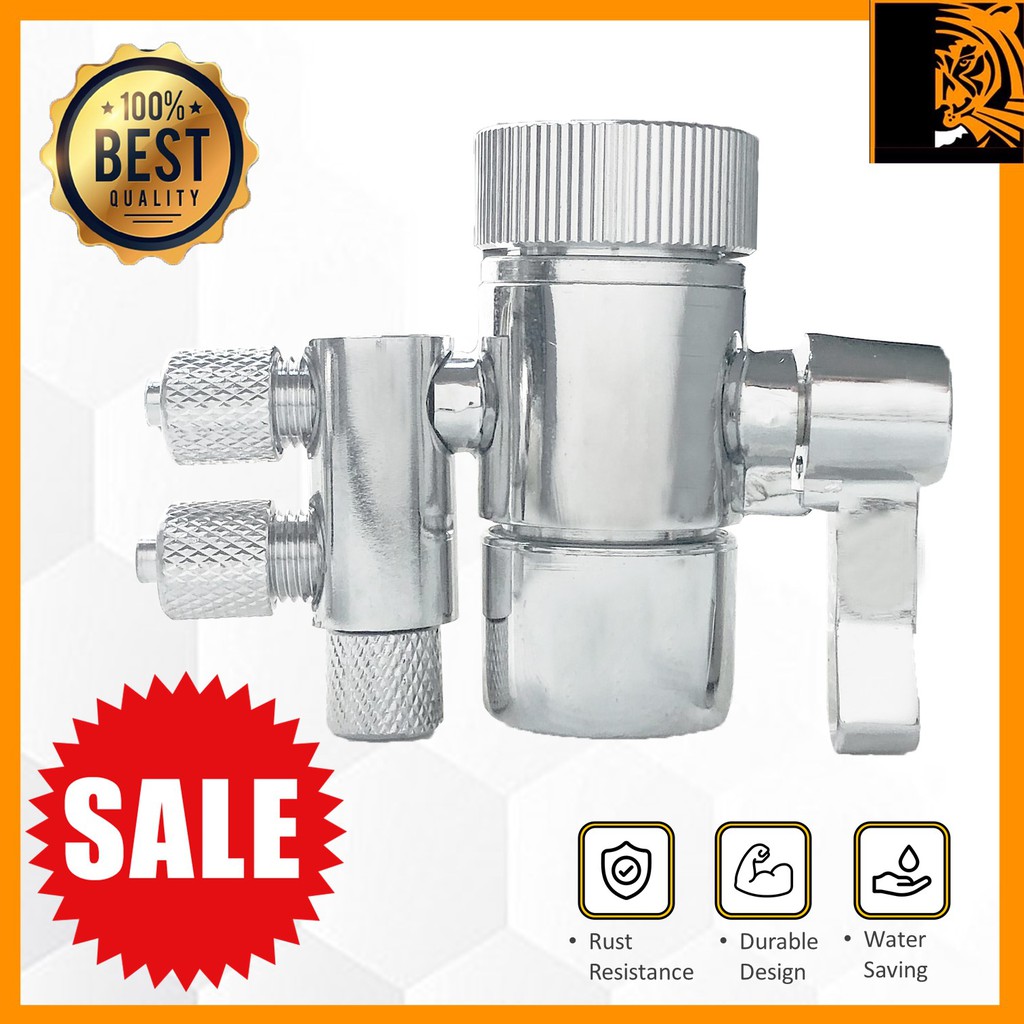2-Way Two Way Diverter Valve For Countertop Water Filter Adapter ...