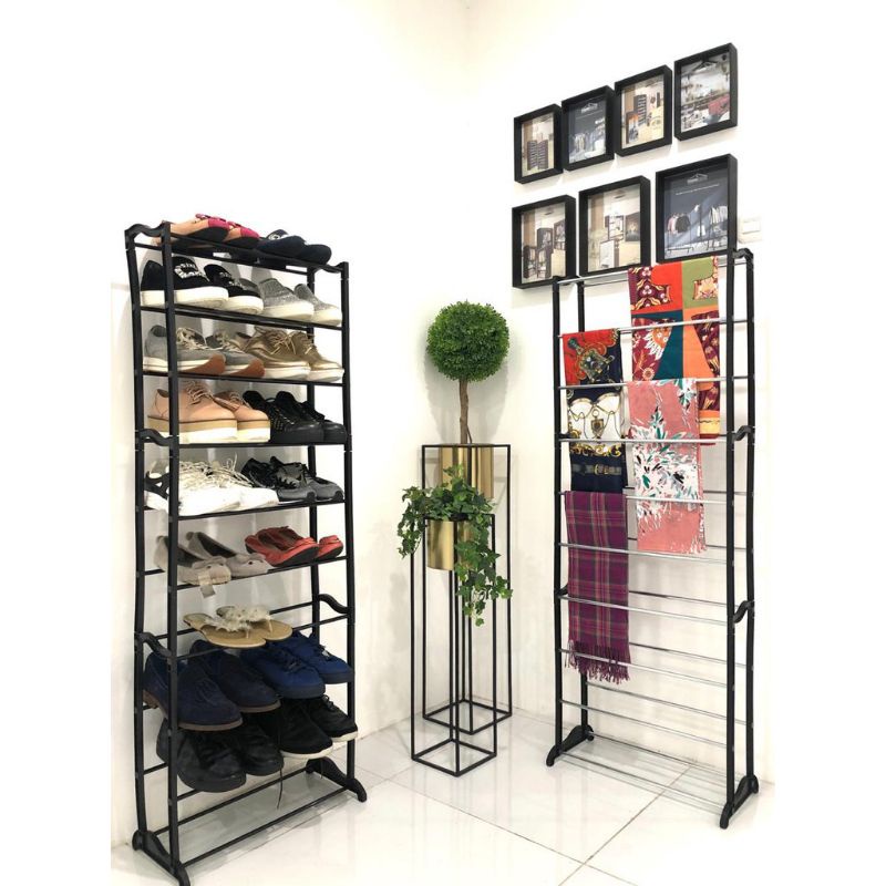 Multipurpose Amazing Shoes Rack / Tiered Shoe Rack / Stacking Hijab ...