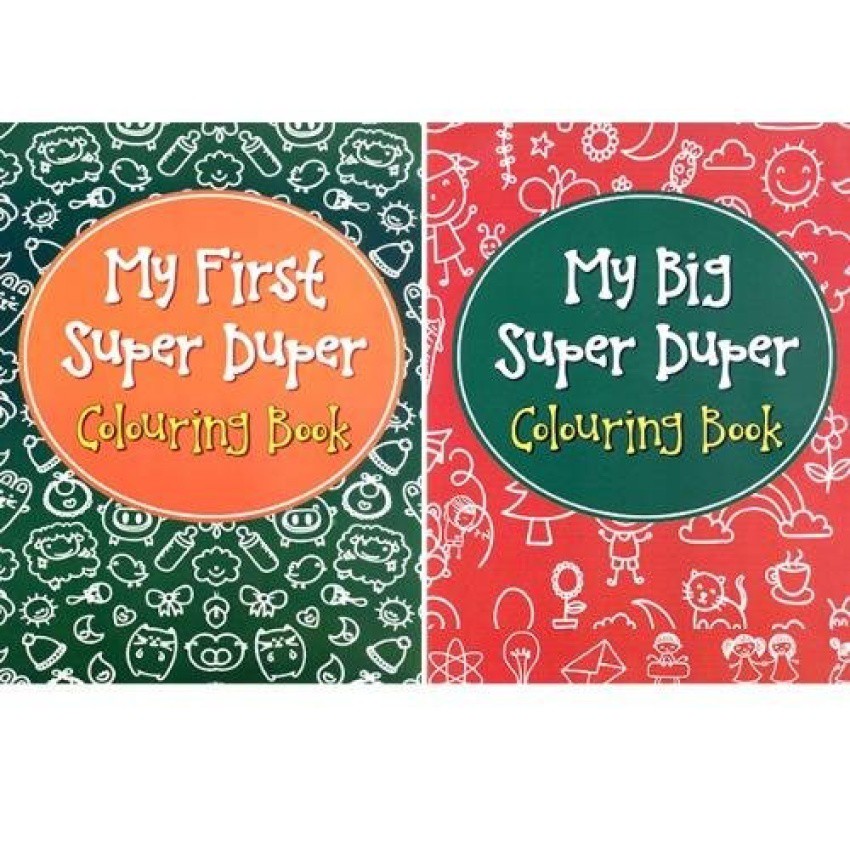 WS My Super Duper Coloring Book Set of 2 (Big & First) | Shopee Malaysia