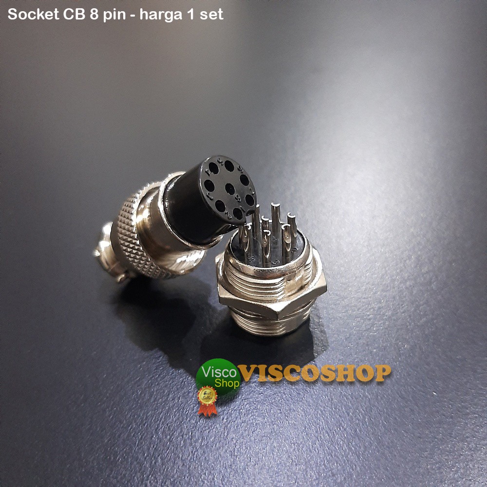 Jack connector CB 8 pin connector CB 8P socket Jack jek jak 8P | Shopee Malaysia