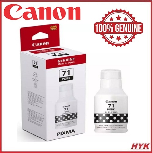 CANON GI-71/GI-71s Black/Cyan/Magenta/Yellow ORIGINAL REFILL INK G1020 ...