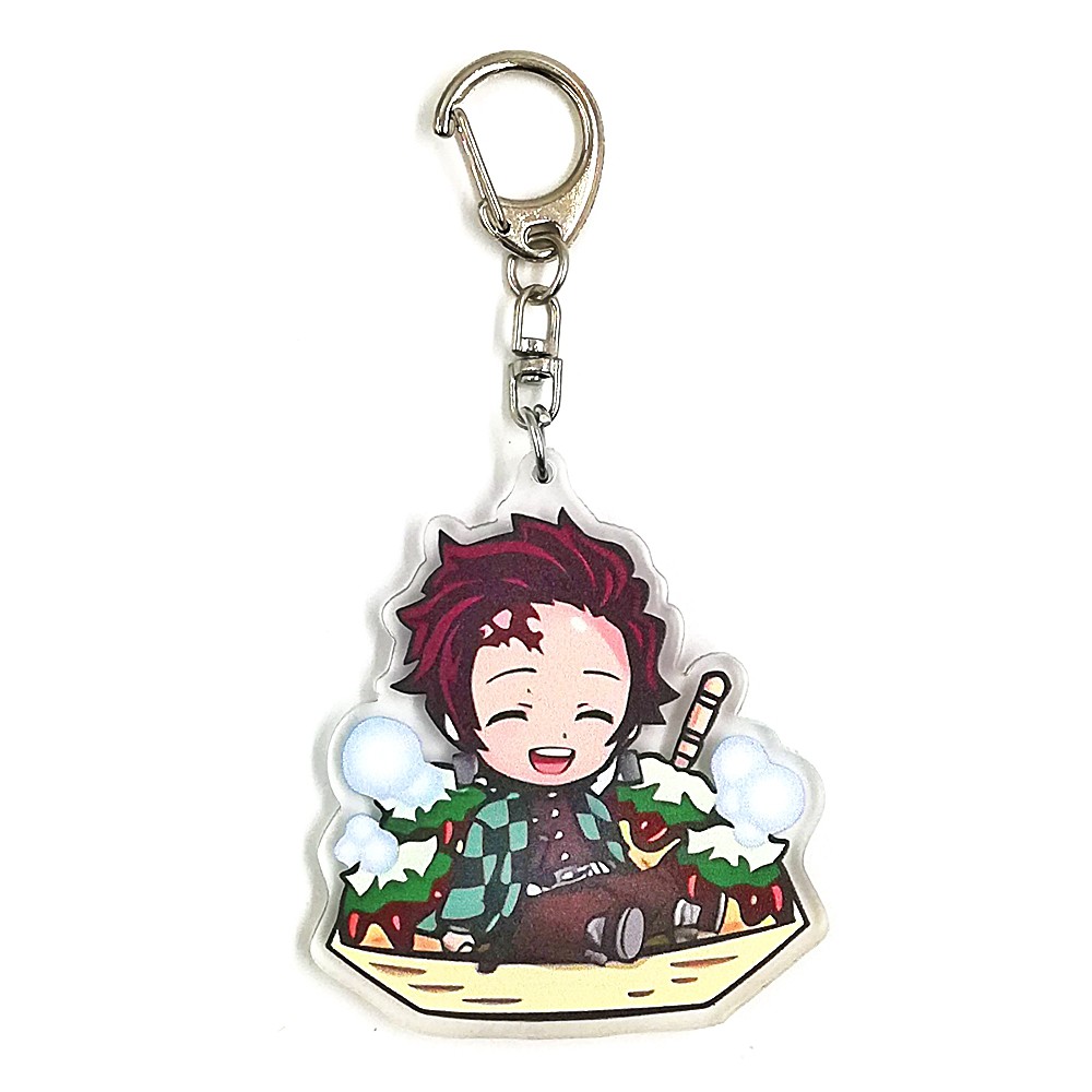 Demon Slayer Kimetsu no Yaiba Keychain Tanjiro Kamado Nezuko Kamado ...