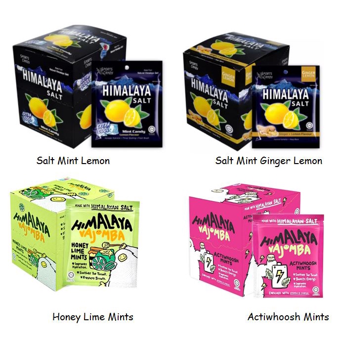 Himalaya Salt Mint Sports Candy / Gula-gula Mint Garam Himalaya ...