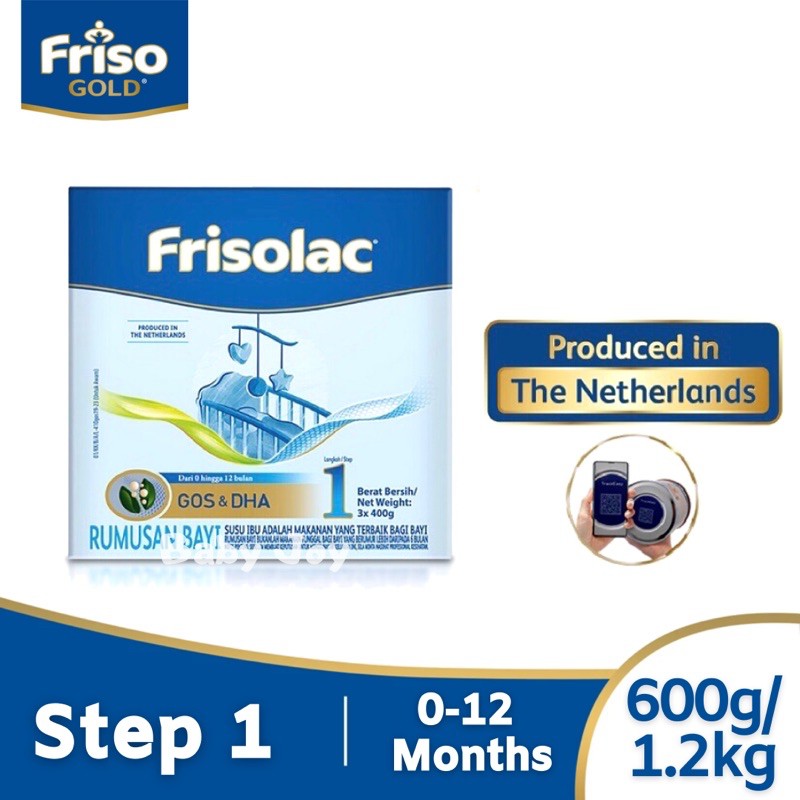 Frisolac Step 1 Milk Formula (600g/1.2kg) | Shopee Malaysia