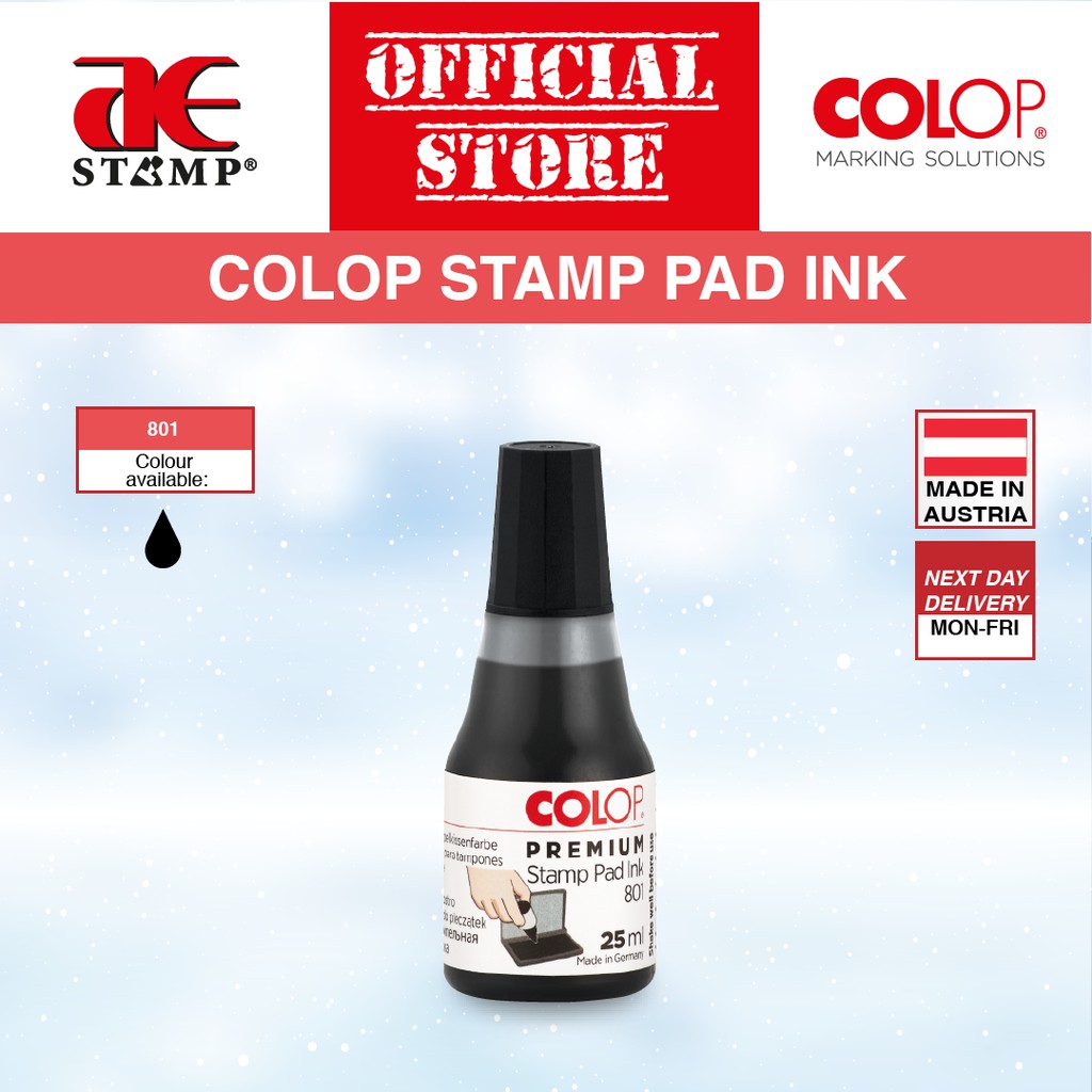 COLOP Self-Inking Stamp Refill Ink |ink office colors ink replacement ...