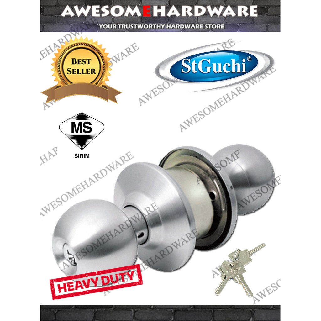 ST GUCHI HEAVY DUTY SGCD-9600 60MM SUS304 STAINLESS STEEL CYLINDRICAL ...