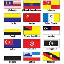 SET Bendera Malaysia & Bendera Negeri-negeri Lain/States Flag Set(2x4 ...