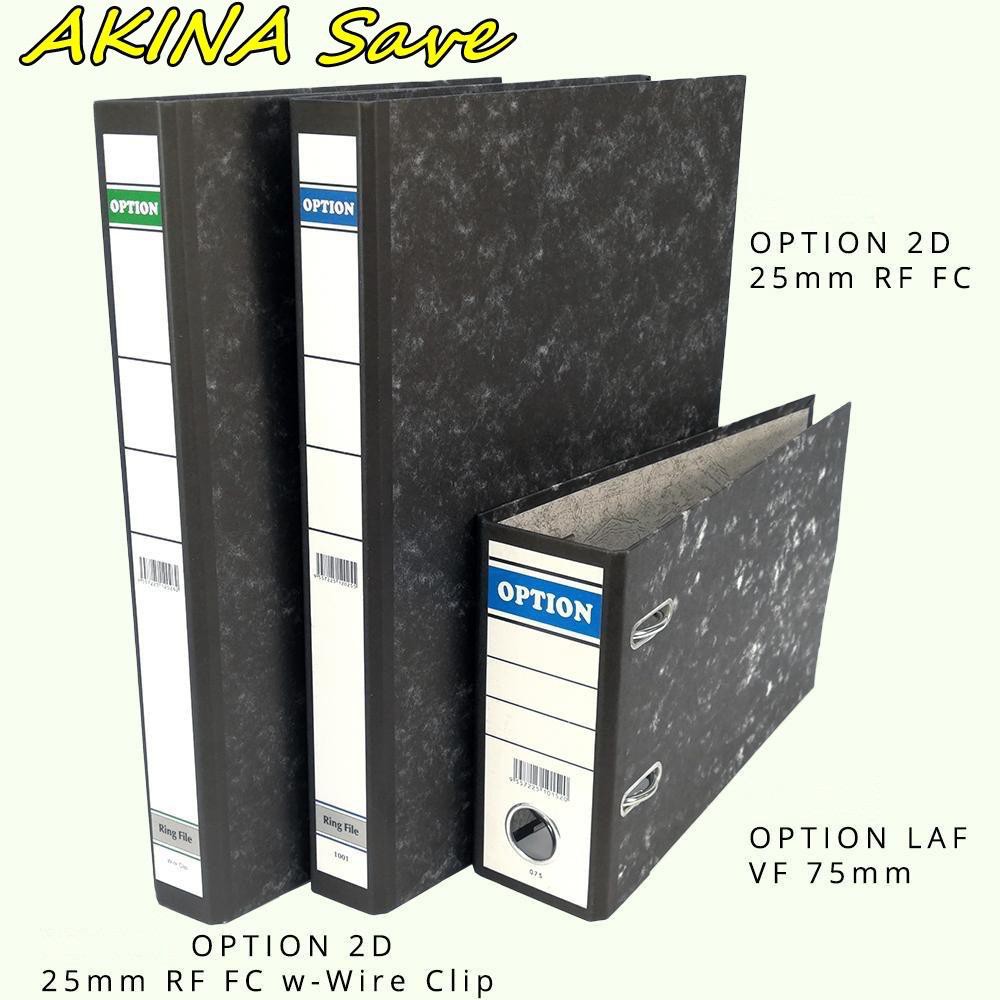 [ BEST & SAVE ] Option Ring 1" 1001 / wire clip & Lever Arch File 2 ...