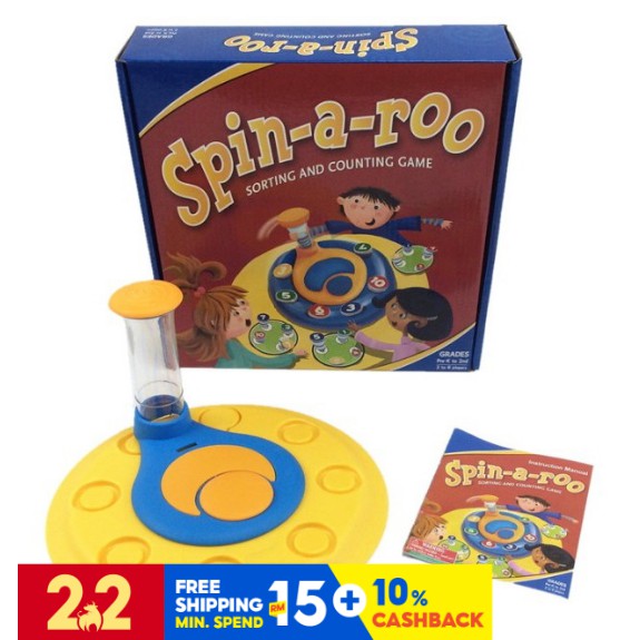 New Spin A Roo Sorting and Counting Board Game | Shopee Malaysia
