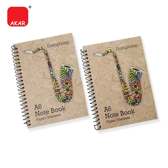 A6 Size Wire Note Book 70gsm 50sheets (1 pc) | Shopee Malaysia