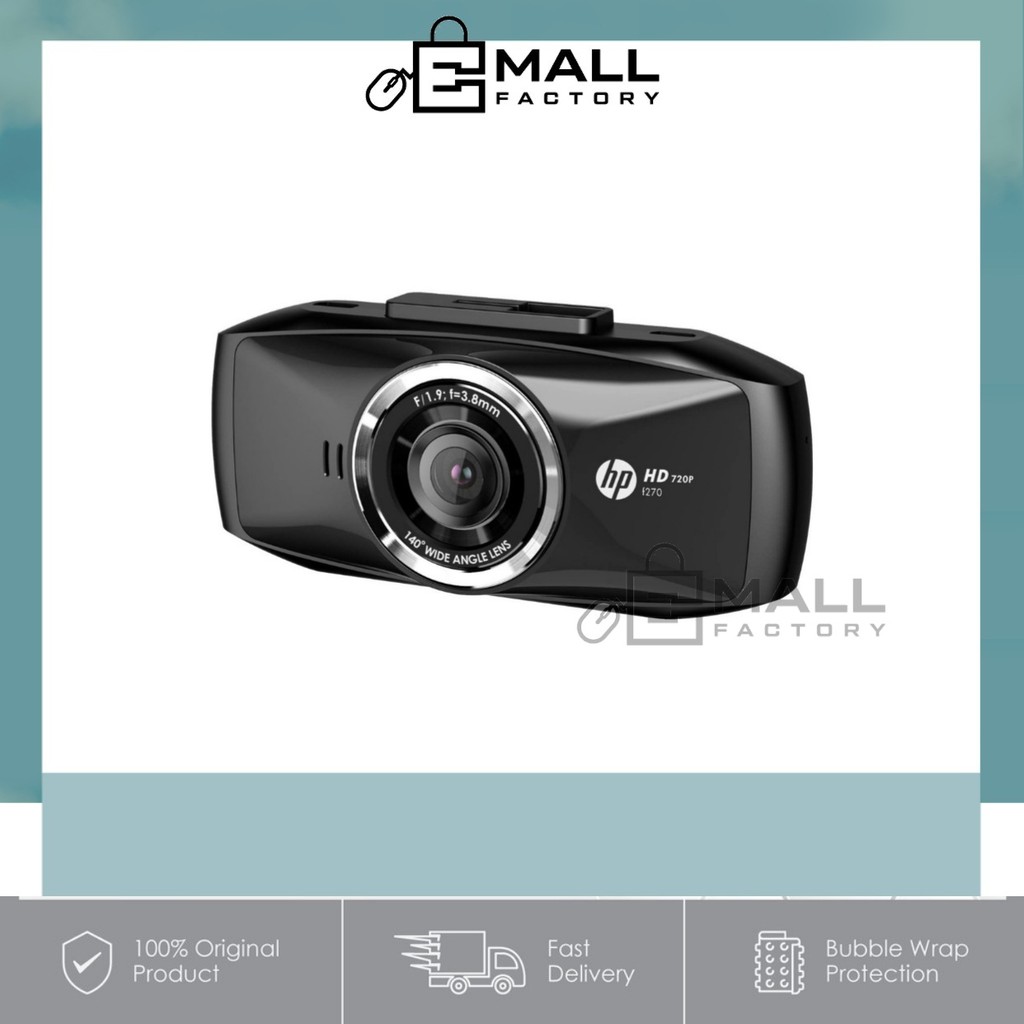 HP F270 Car Video Camcorder HD 720P Mini Hidden 140° Wide Angle Lens 2. ...