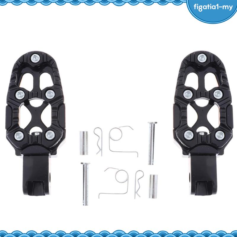 2 pcs Alloy Aluminum Motorcycles Racing Bike Foot Pegs Footrests Rear ...