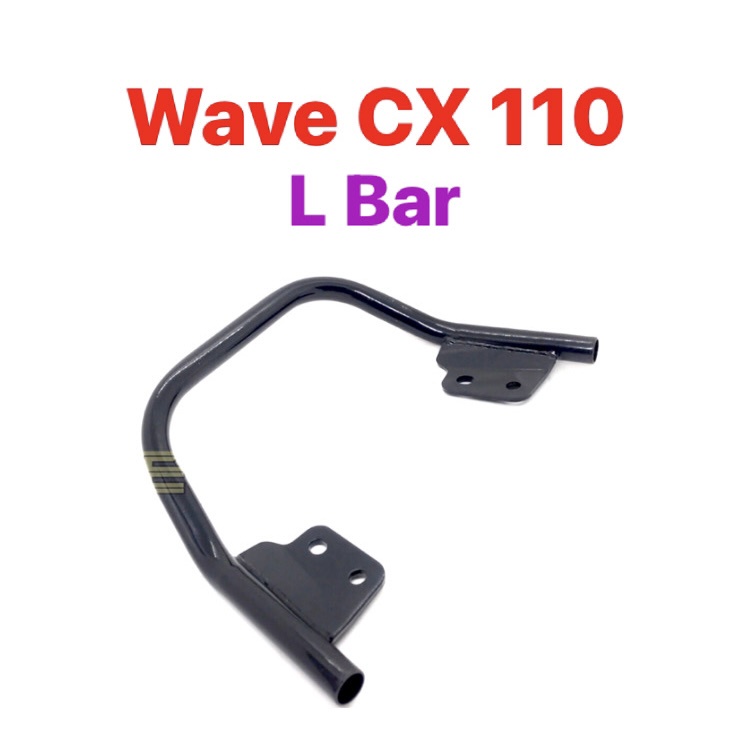 HONDA WAVE CX CX110 ALPHA 110 CX SEAT BAR BLACK SEAT BAR L BAR CARRIER BESI PEGANG BELAKANG ...