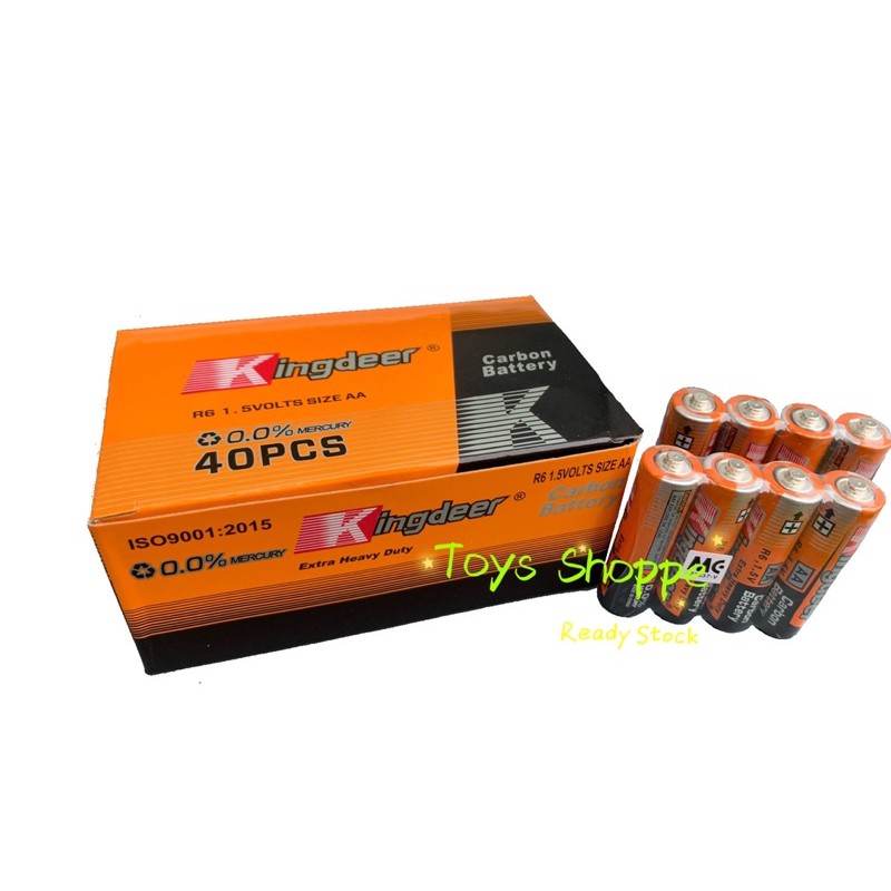 🔋🔋🔋40pcs Kingever Battery Bateri AA / AAA | Shopee Malaysia