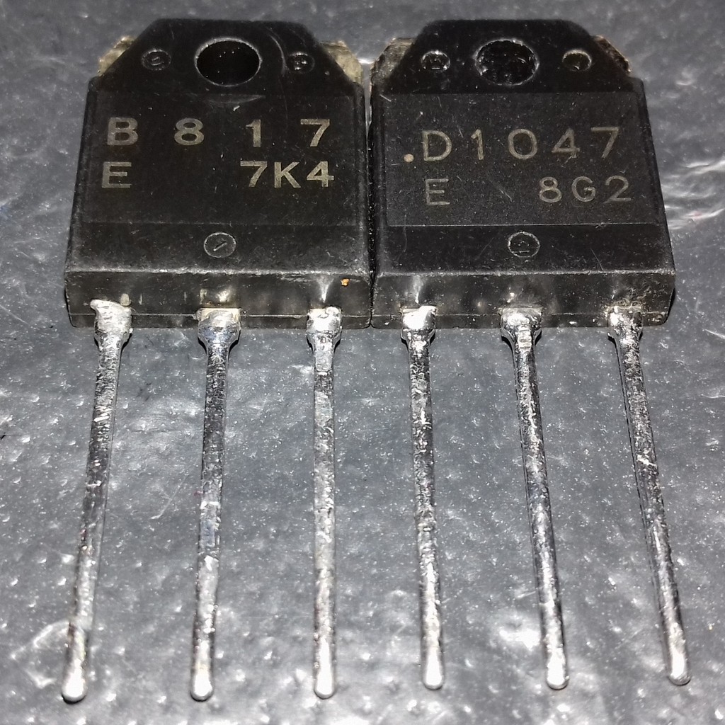 2SB817 2SDD1047 B817 D1047 12A 140V NPN PNP BIPOLA TRANSISTOR TO-3P ...