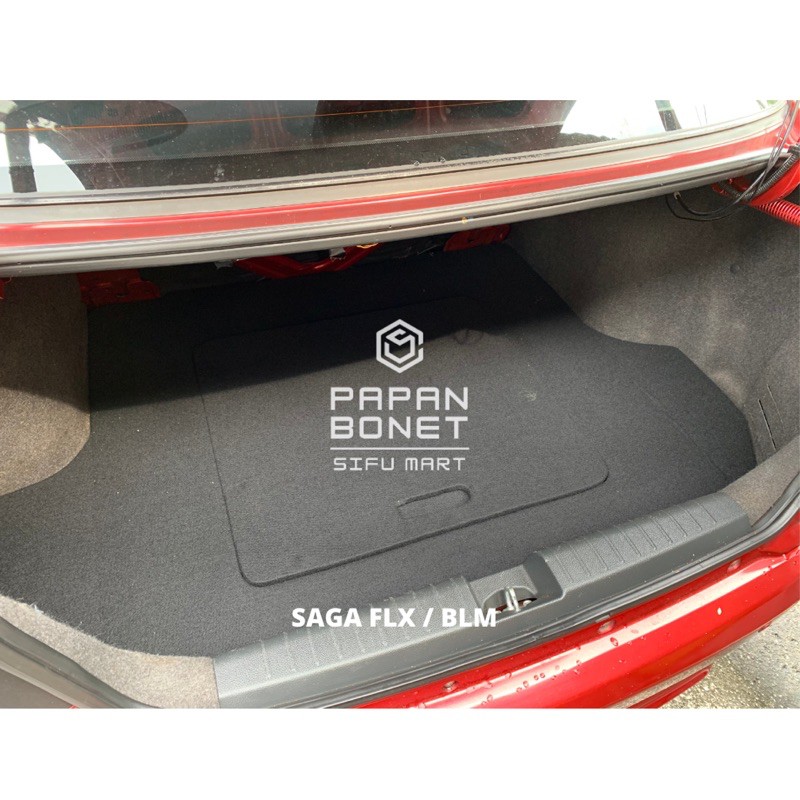 SAGA FLX / BLM & SAGA VVT - PAPAN BONET KERETA / BOOT COVER / TRUNK ...