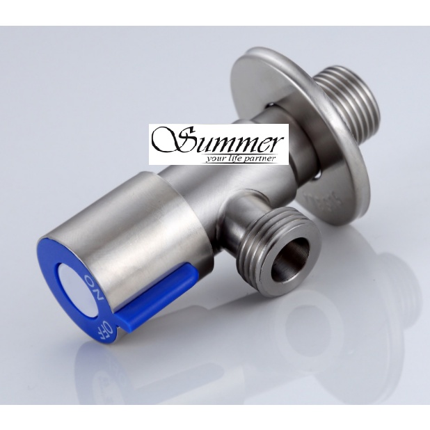 SUS304 Angle Valve injap sudut Injap Sudut Quarter Turn Angle Valve 1/2 ...