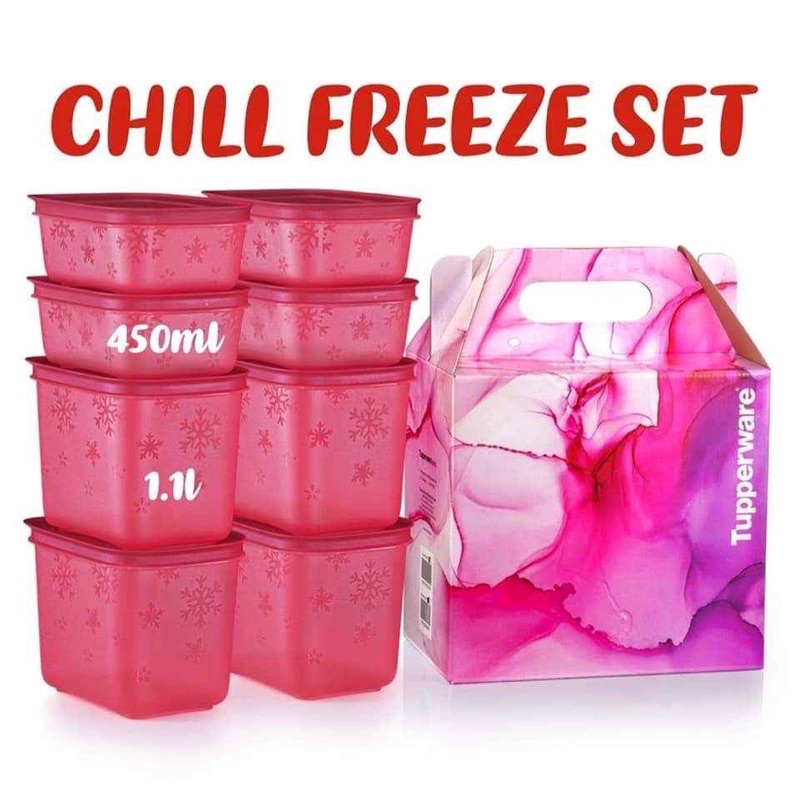 Tupperware Chill Freeze Set | Shopee Malaysia