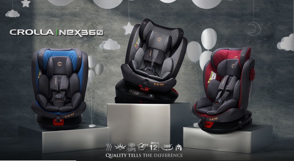 CROLLA Car Seat (Alpha / Aura / Nexus Unicorn / Nexus Dualfix / Nex 360 ...