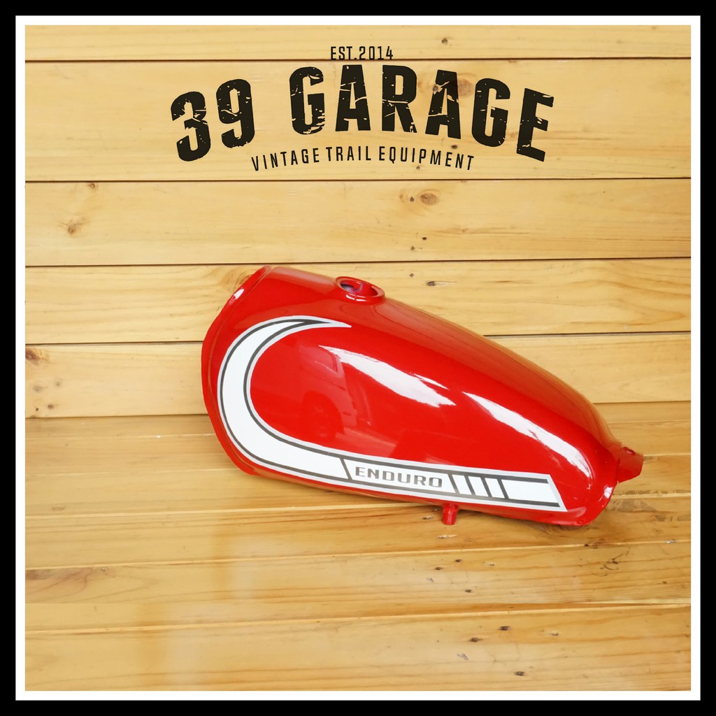 Tengki trail classic yamaha DT100 B tengki trail old school yamaha ...