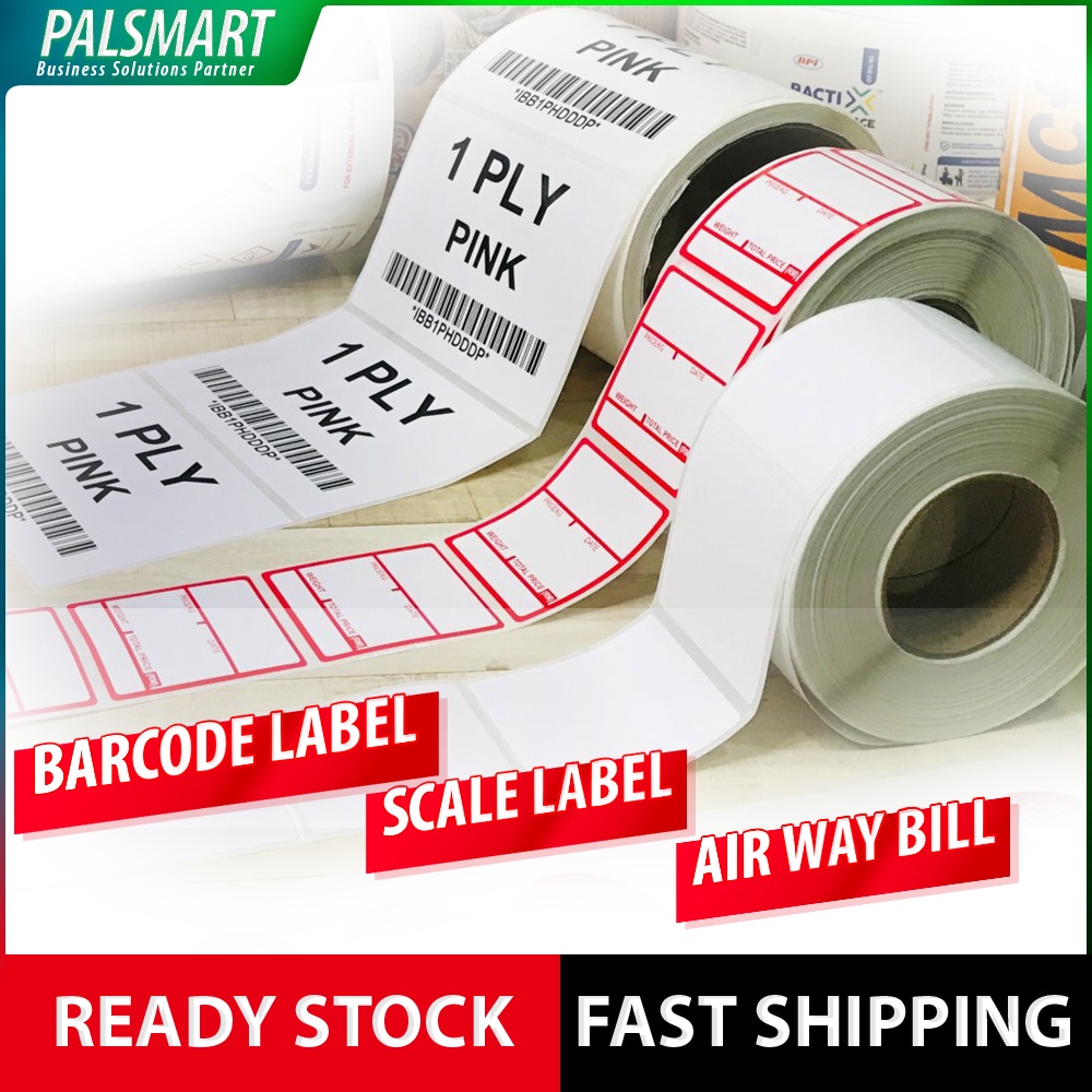Kertas Label Kod Bar Barcode Label Scale Label Air Way Bill A6 AWB ...
