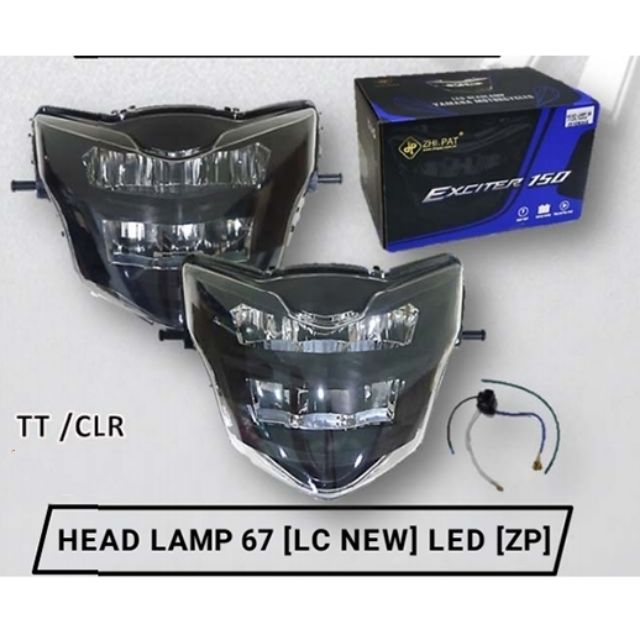 Lc135 new head lamp 67 led zhipat | Shopee Malaysia