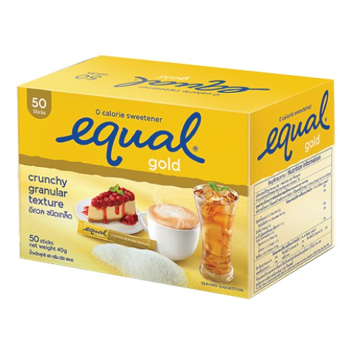 EQUAL GOLD STICKS 50S (ZERO CALORIE SWEETENER) | Shopee Malaysia