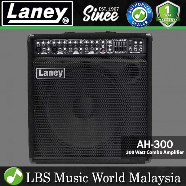 Laney AH300 300 Watt 15 Inch Speaker Amp Multi Input Combo Keyboard ...