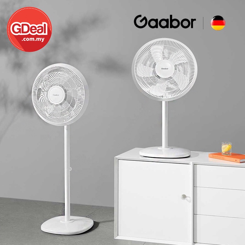 GDeal Gaabor Stand Fan and Table Fan 3 Speed Mode Noise Reduction Wide ...