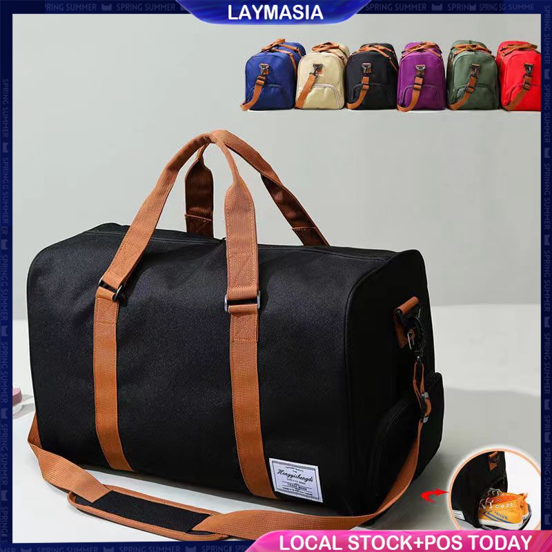 Multipurpose Retro Luggage Bag Bagasi Travel Duffel Beg Waterproof ...