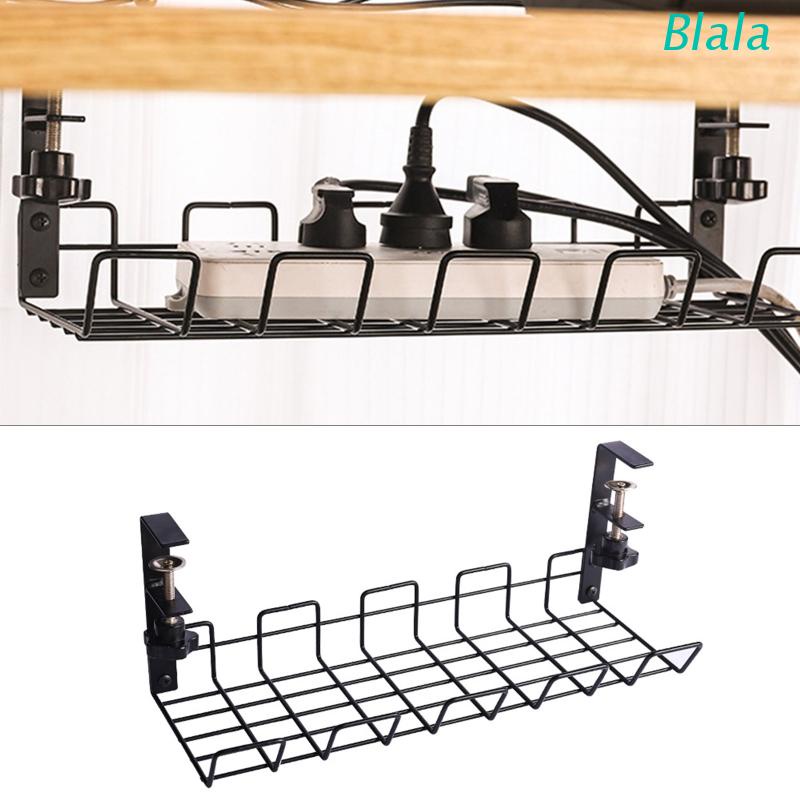 Blala Under Table Storage Rack Cable Management Tray Desk Bottom Socket ...