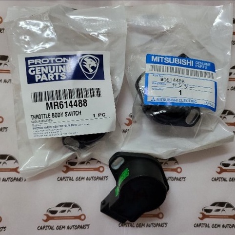 MD614488 PROTON WIRA 1.6 1.8, PERDANA V6 THROTTLE BODY 4PIN POSITION ...