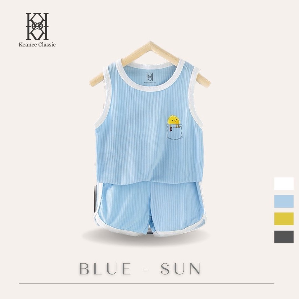Hot Weather Kids Toddler Ice Silk Singlet Set 6m-5y Children Boys Girls ...