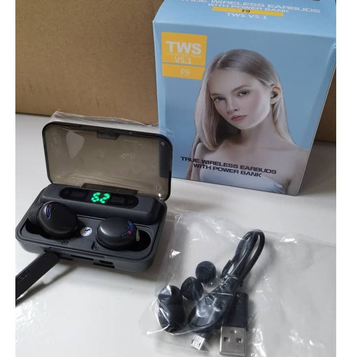Wireless Earphones Bluetooth V5.0 TWS Wireless Earbuds Bluetooth ...