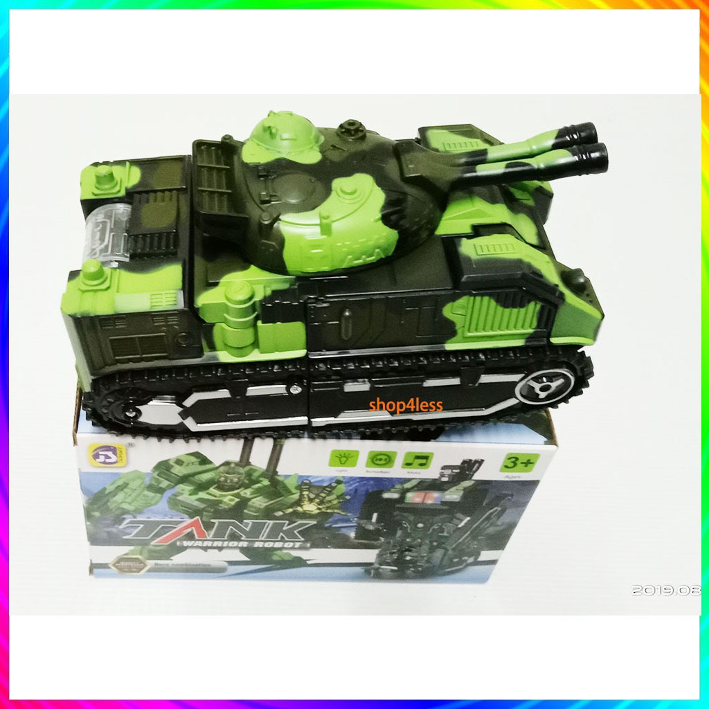 Tank Warrior Robot - Green (Ready Stock) | Shopee Malaysia