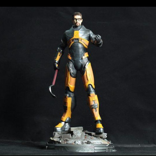 [3d Printing Service] Half Life Gordon Freeman Model Made of Resin - 18 ...