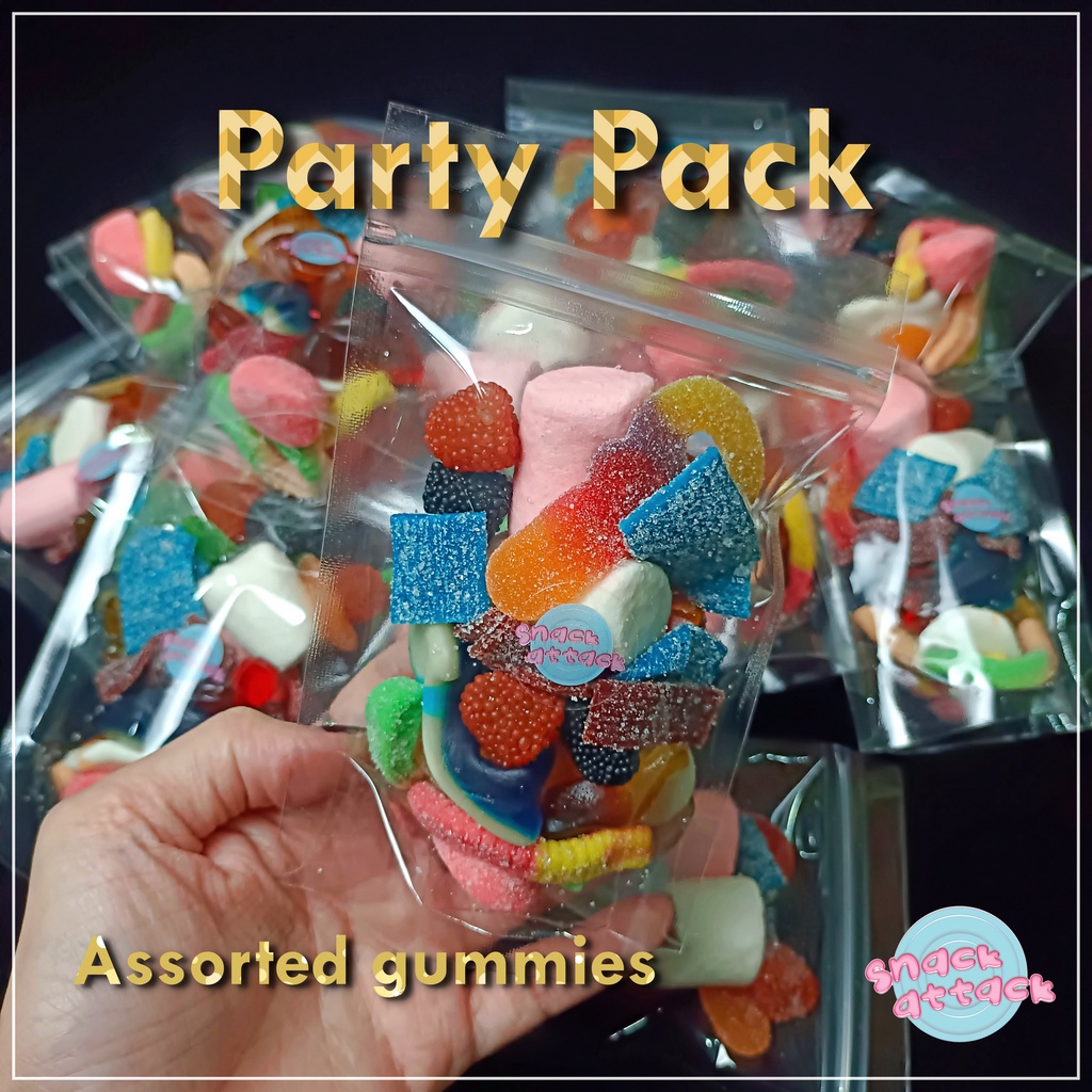 NEW !! Party Pack Assorted Gummies Sweet and Sour mix flavours gummy ...