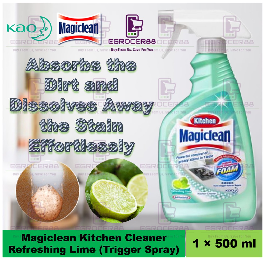 [Ready Stock] Kao Magiclean Kitchen Cleaner (Refreshing Lime 500ml ...