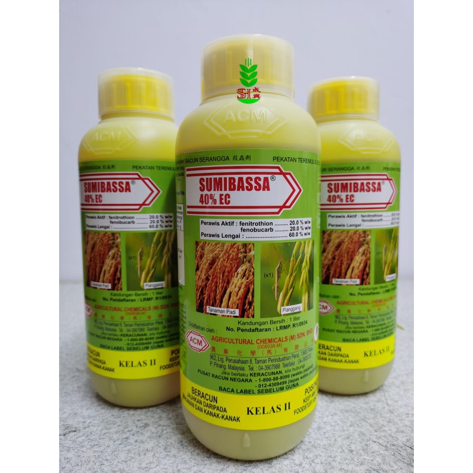 ACM Sumibassa 1L Racun Serangga Insecticide/bena perang /Pianggang /ulat ratus /bena hijau ...