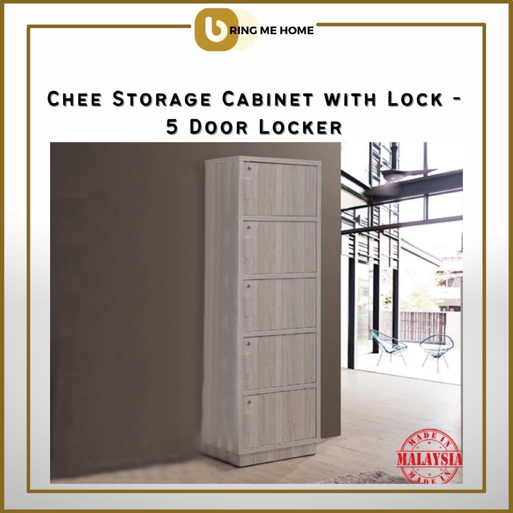 BMH CHEE 5 Door Storage Cabinet With Lock Locker Office Locker Cabinet ...