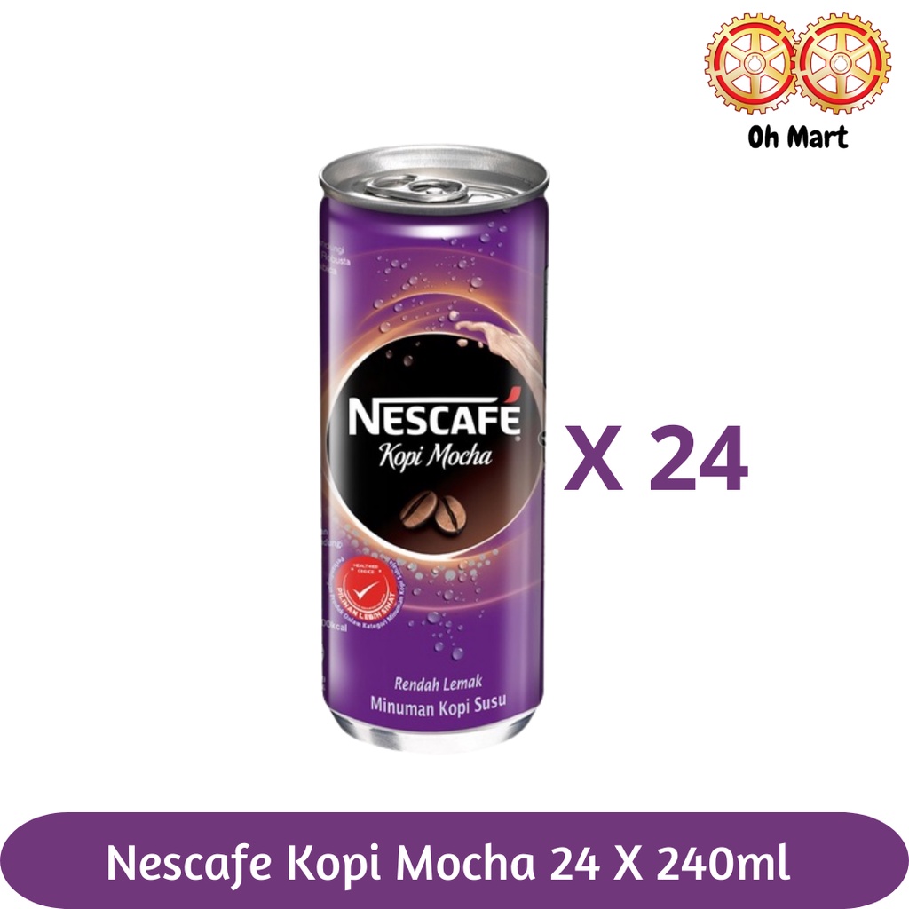 Nescafe Coffee Original/Mocha/Latte/Kopi-O/Kopi-C Milo Can CTN24X240ml ...