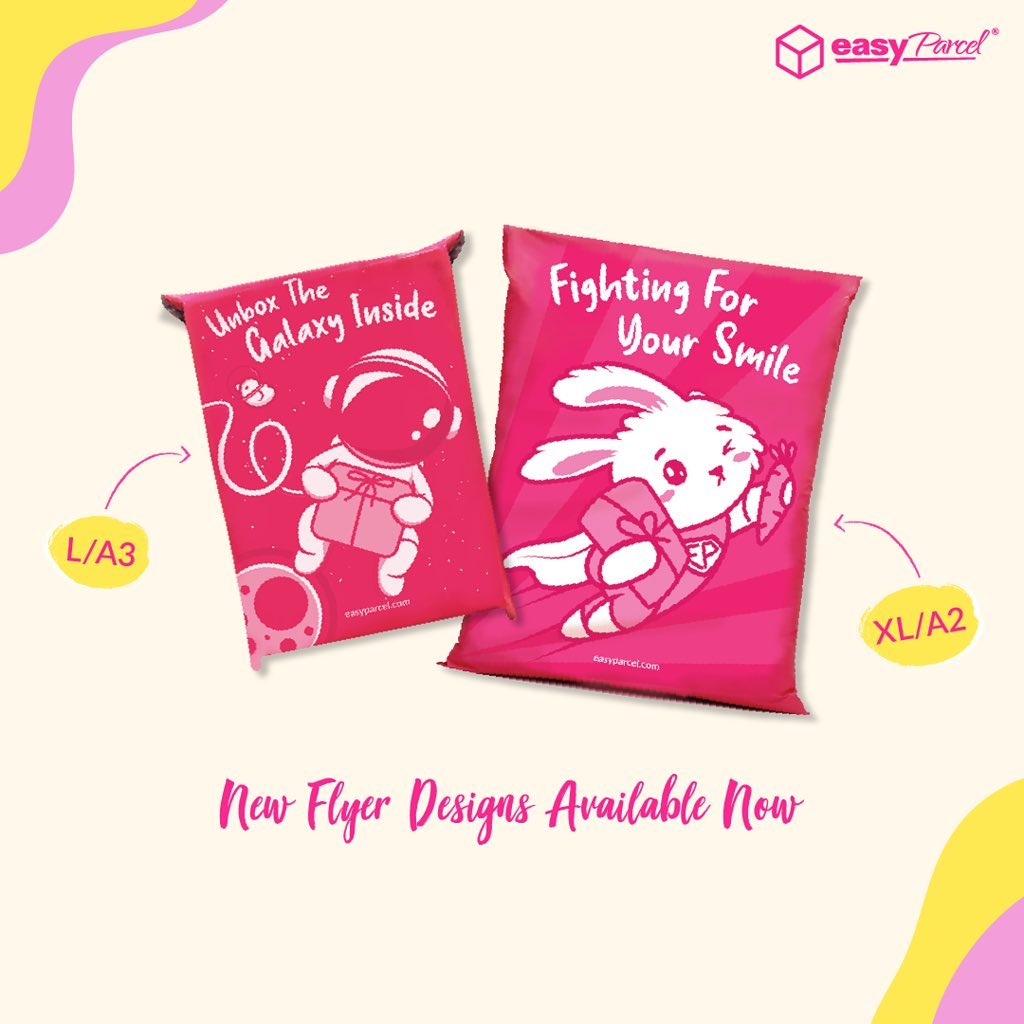 10pcs EasyParcel Pgeon Flyer With / Without Pocket Poly Mailer ...