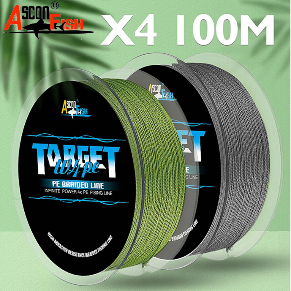 TaRGET 100M Dyneema Braided Fishing Line 100%PE Angling Lines Super ...