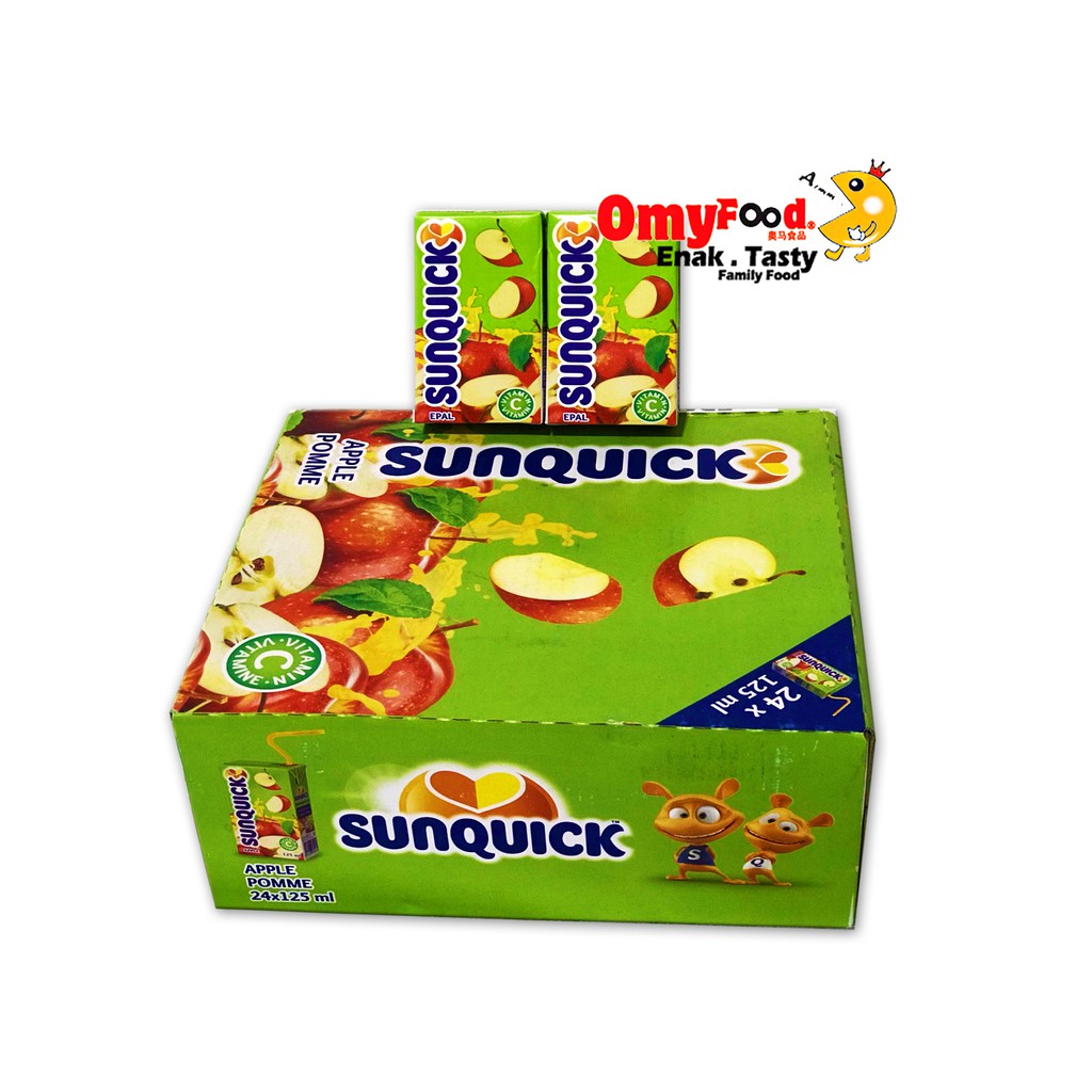 125ml x 24pcs Sunquick Assorted Fruit Juice [Mixed Mango/Berries/Orange ...