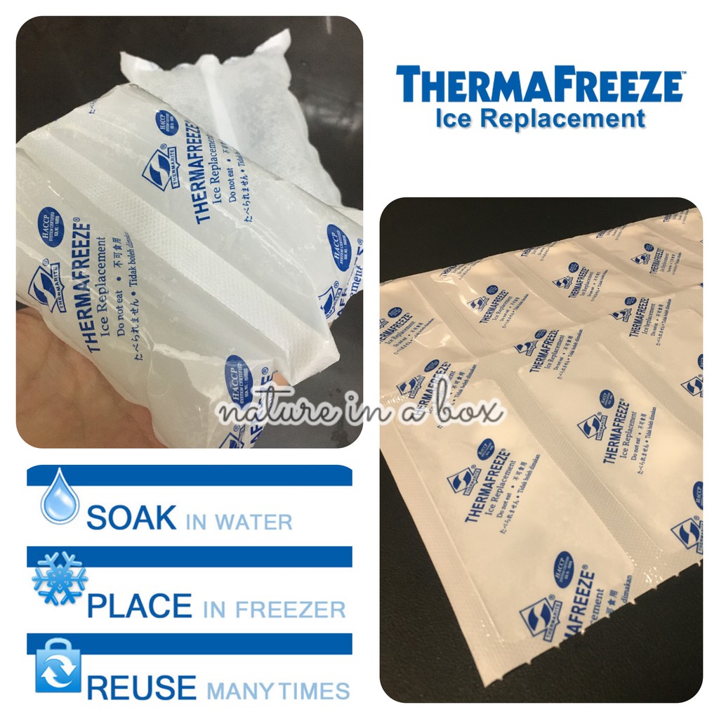 Thermafreeze Reusable Freezer Pack Set of 12 Ice Pack/ Ice Replacement ...