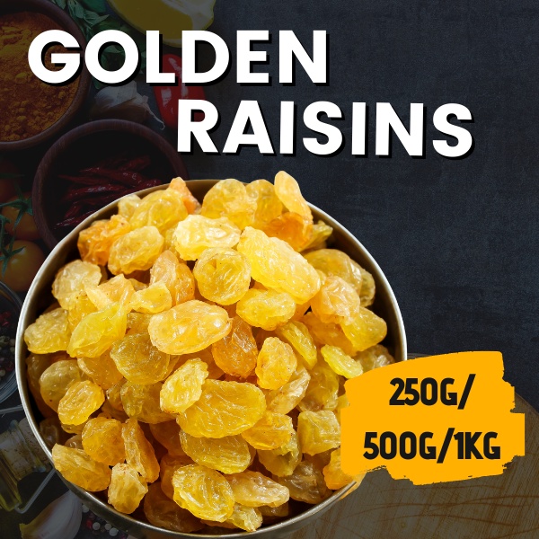 [Halal]Golden Raisin / Dried Raisins / Kismis Emas [250g/500g/1kg] | Shopee Malaysia